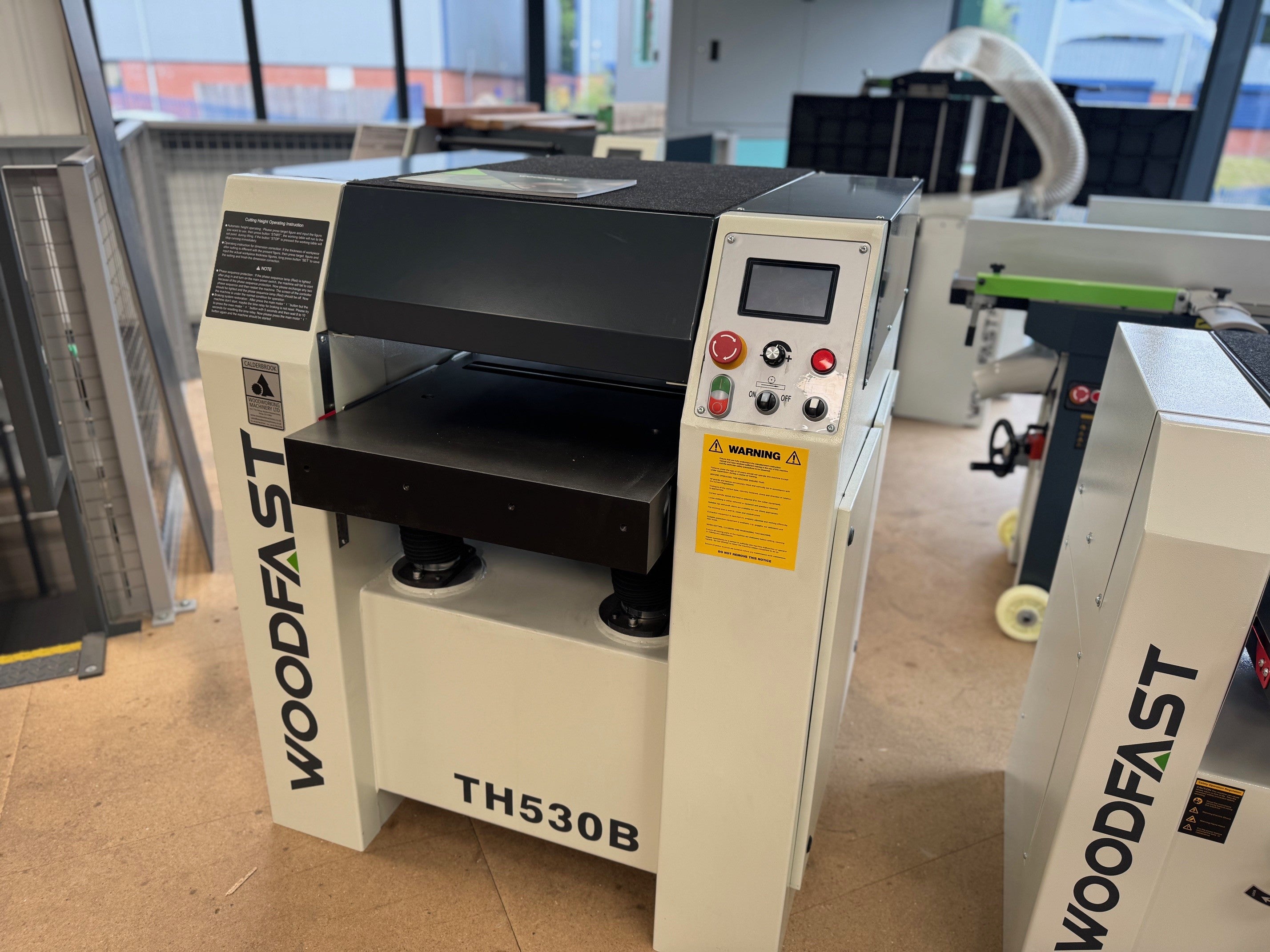 **NEW** Woodfast TH530A 530mm (21") Thicknesser with Spiral Head Cutte ...